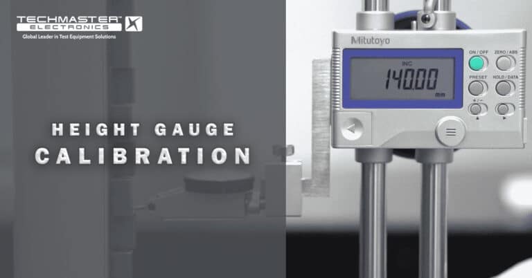 Caliper Calibration Techmaster Electronics