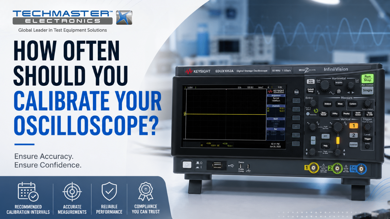 How often calibrate oscilloscope: Compliance & Best Practices ...